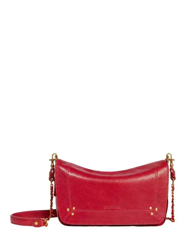 Jérôme Dreyfuss Bobi S Leather Shoulder Bag - Red