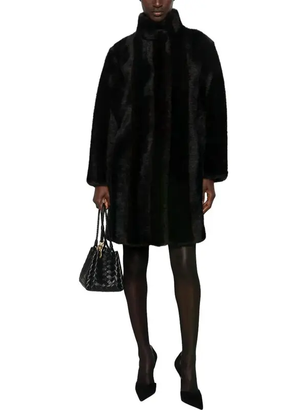 Apparis Blair Shaved Mink Coat - Brown