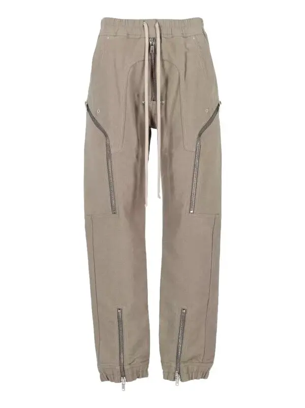 Rick Owens Heizer Zip-detail Track Pants - Neutrals