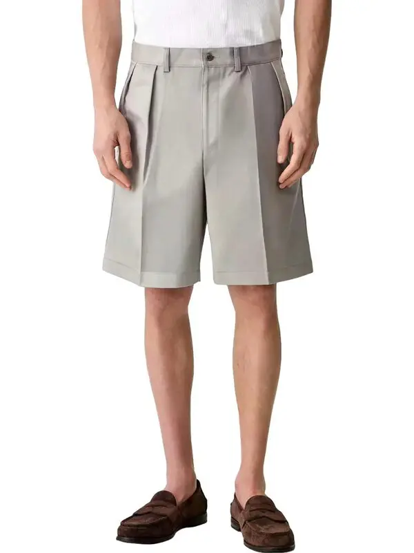 WACKO MARIA Pleated Tailored Shorts - Grey
