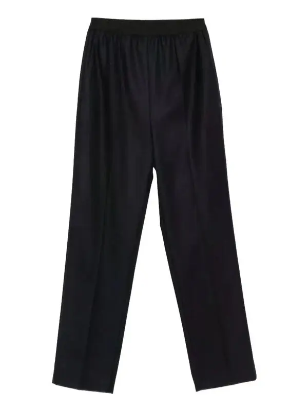 MAISON MARGIELA Wool Straight-leg Trousers - Blue