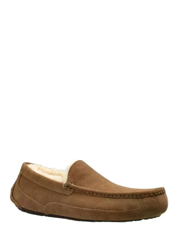 UGG Ascot Calf Suede Loafers - Brown