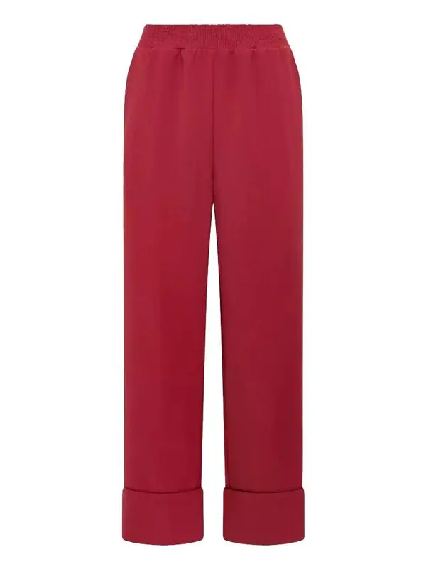 Malìparmi Elasticated-waistband Trousers - Red
