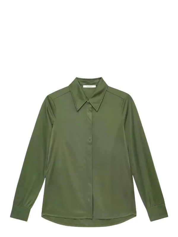 Malìparmi Concealed-button Jersey Shirt - Green