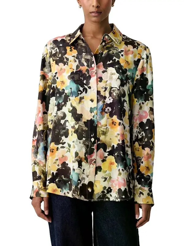 Stine Goya Floral-print Shirt - Neutrals
