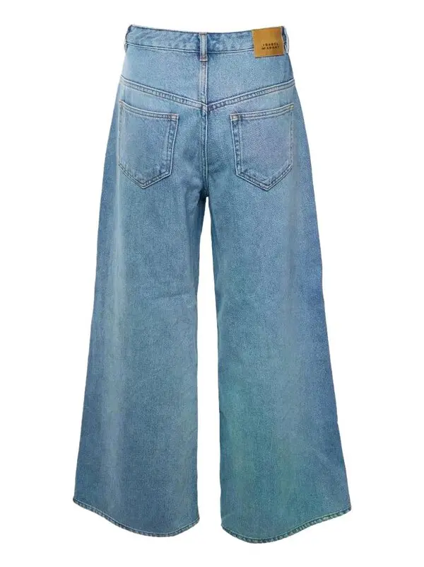 ISABEL MARANT VINTAGE Lemony Wide-leg Jeans - Blue