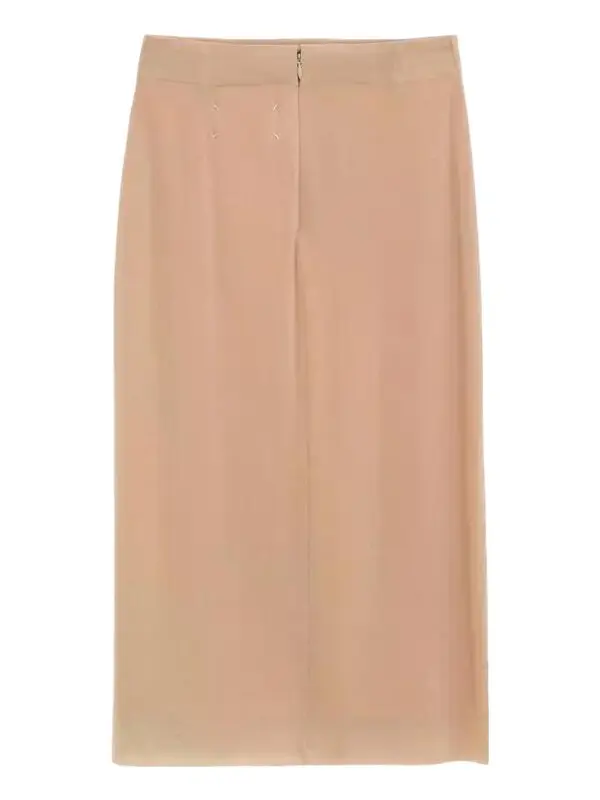 MAISON MARGIELA Four-stitch Midi Skirt - Neutrals