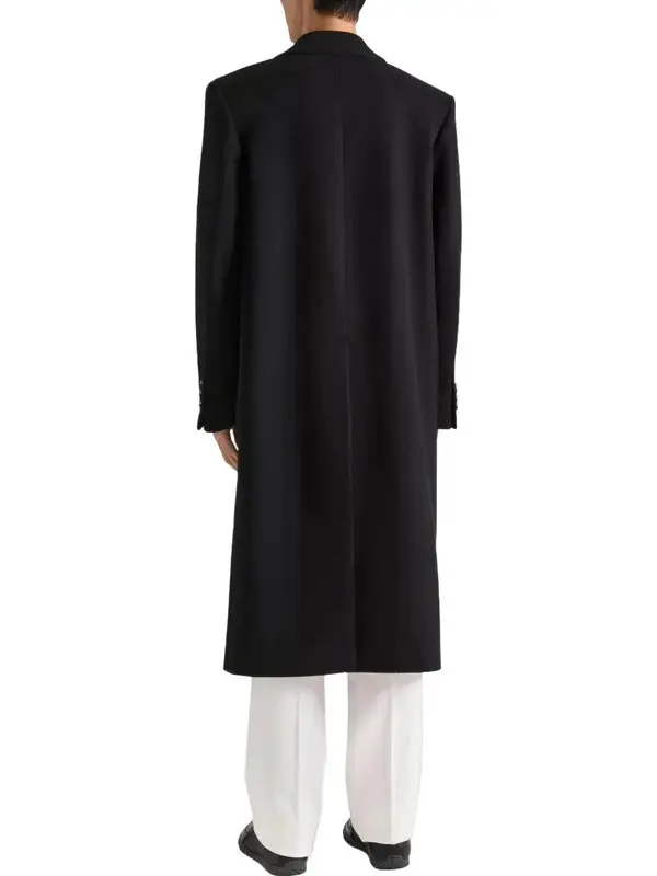 Givenchy Coat In Wool And Cashemere - Black
