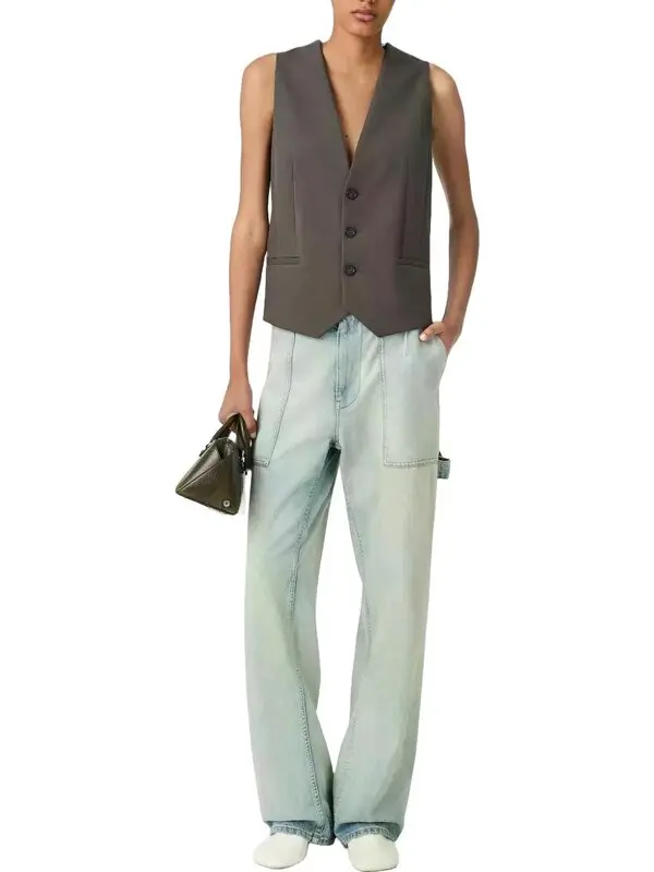 MAISON MARGIELA Replaced Back Gilet - Grey