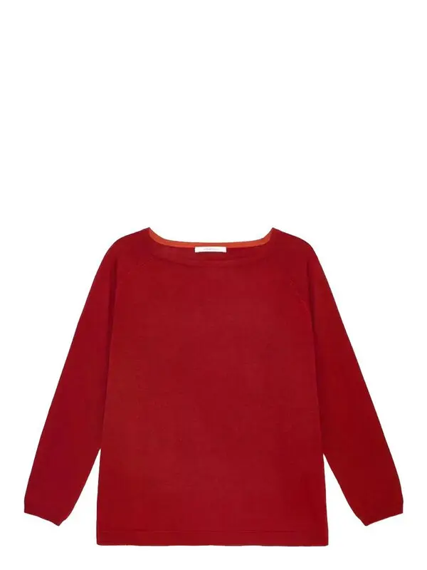 Malìparmi Raglan-sleeve Wool Sweater - Red