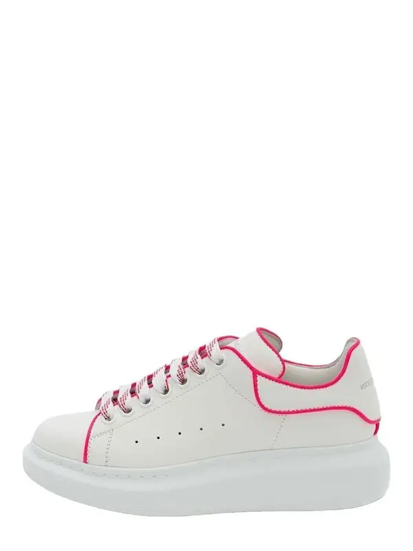 Alexander McQueen Oversized Sneakers 'fluo Pink - White/pink