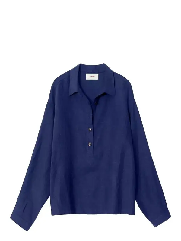 Xirena Booker Button-cuff Blouse - Blue