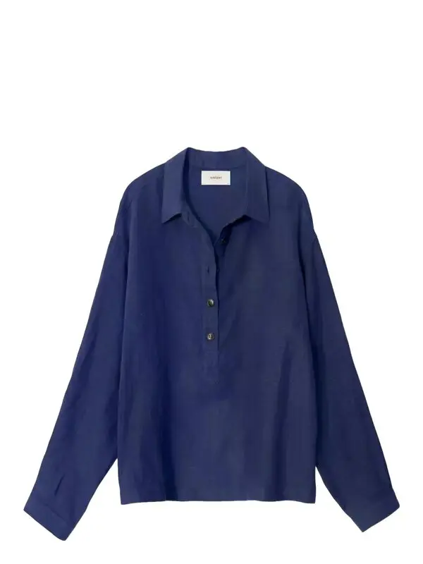 Xirena Booker Button-cuff Blouse - Blue