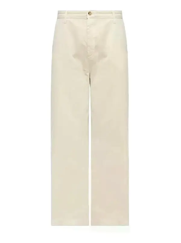 FRAME Belt-loop Straight-leg Chino Trousers - Neutrals