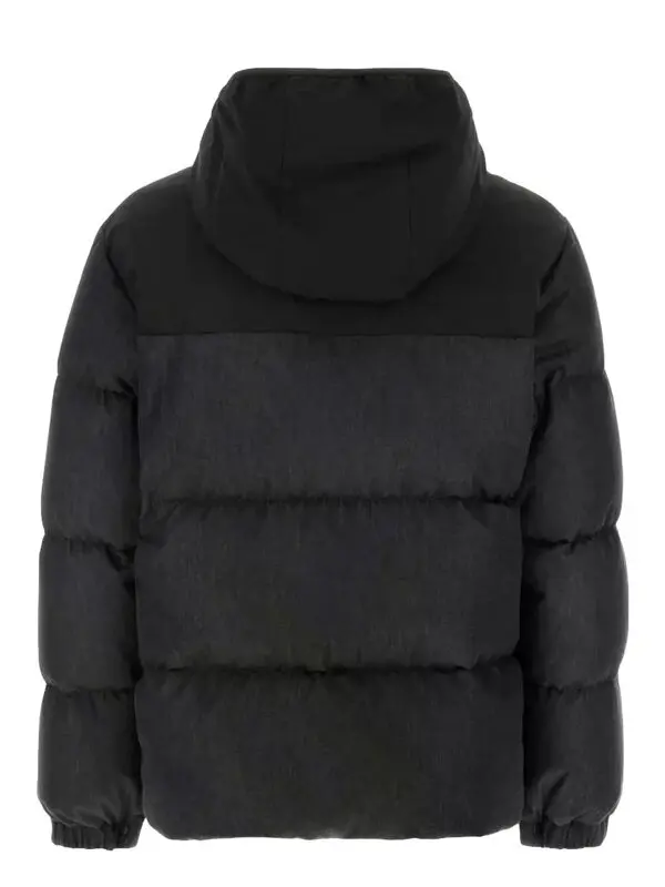 Moncler Oulojoki Hooded Puffer Coat - Grey