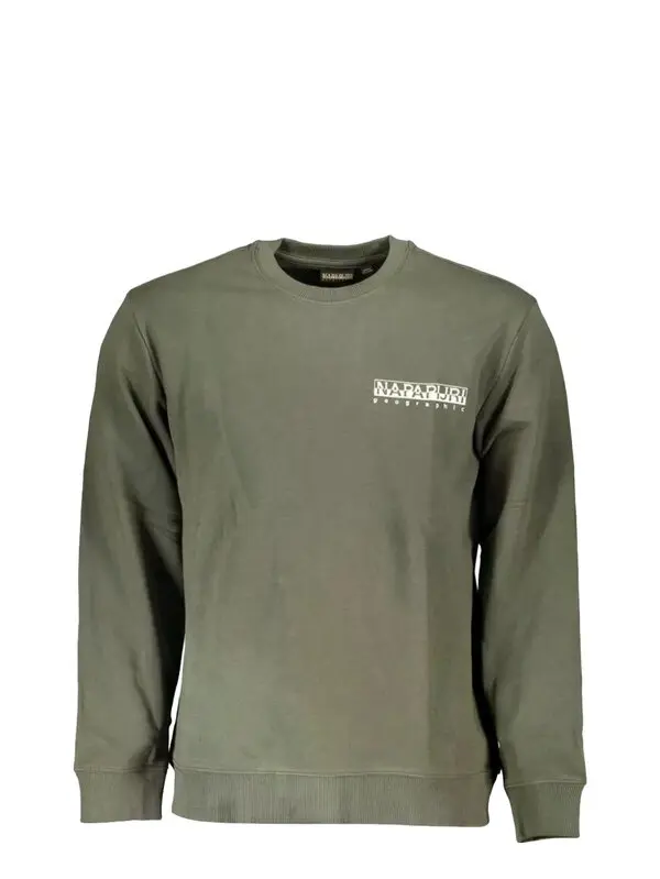 NAPAPIJRI Geographic Logo-print Sweatshirt - Green