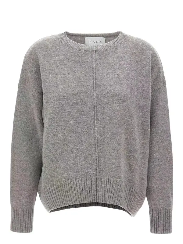KAOS Dropped-shoulder Sweater - Grey