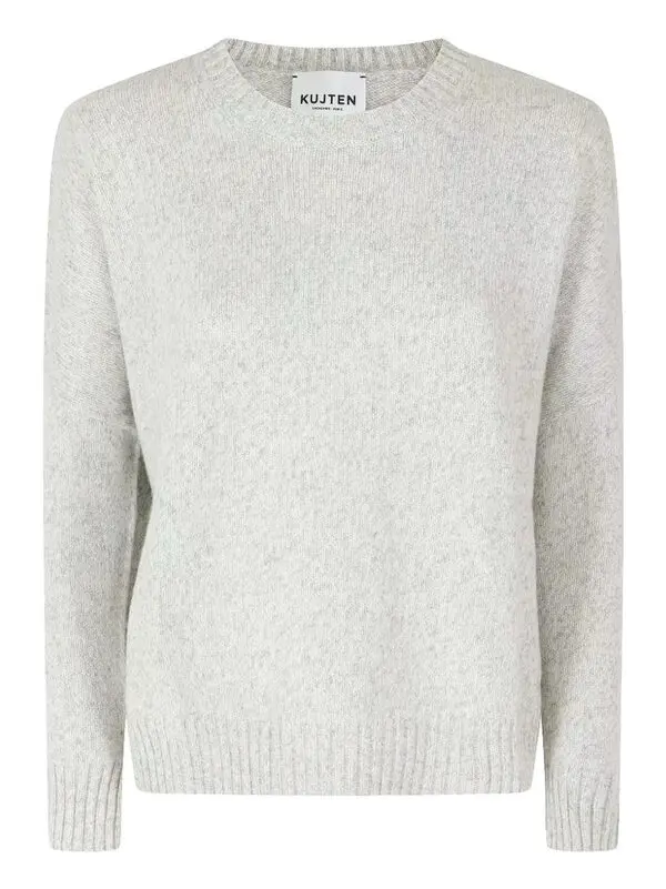 KUJTEN Romelie Crew-neck Cashmere Sweater - Grey