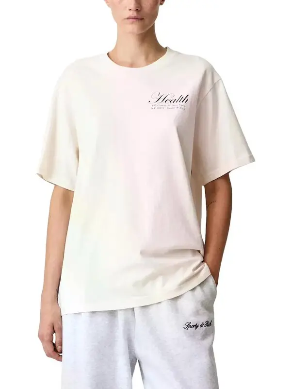 Sporty & Rich Ny Logo-print T-shirt - White