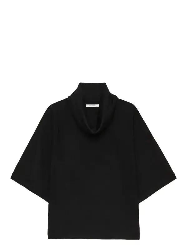 Malìparmi Crossover Draped-effect Sweater - Black