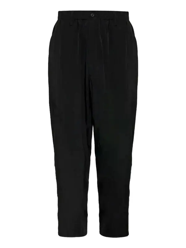 Yohji Yamamoto Straight-leg Trousers - Black
