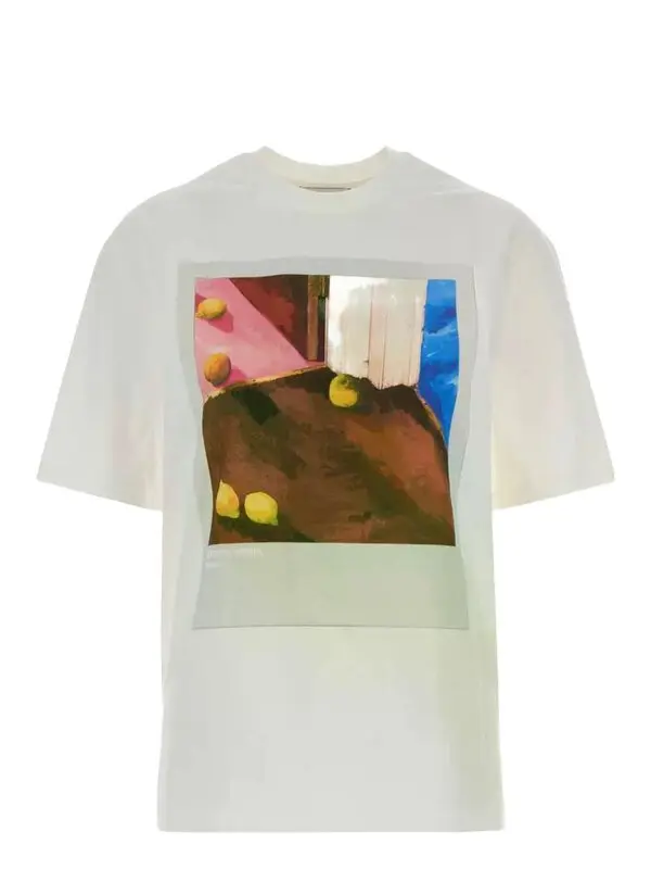 JIL SANDER Cotton Crew-neck T-shirt - Neutrals