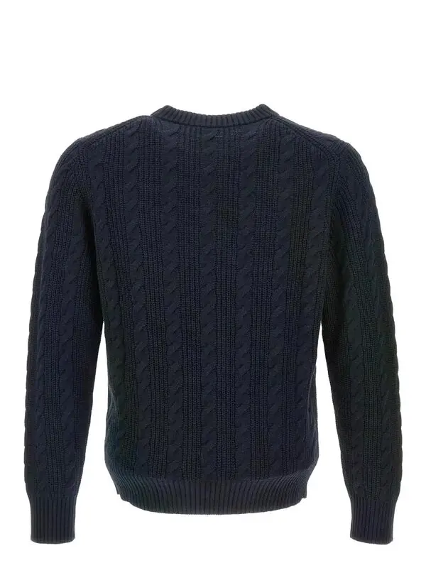 KANGRA Cable-knit Sweater - Blue