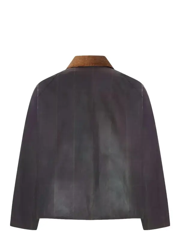 Paul Smith X Barbour Windowpane Transport Wax Jacket - Brown
