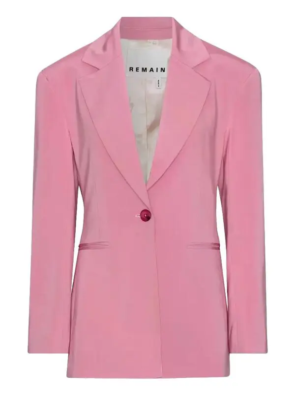 Remain Birger Christensen Single-breasted Blazer - Pink