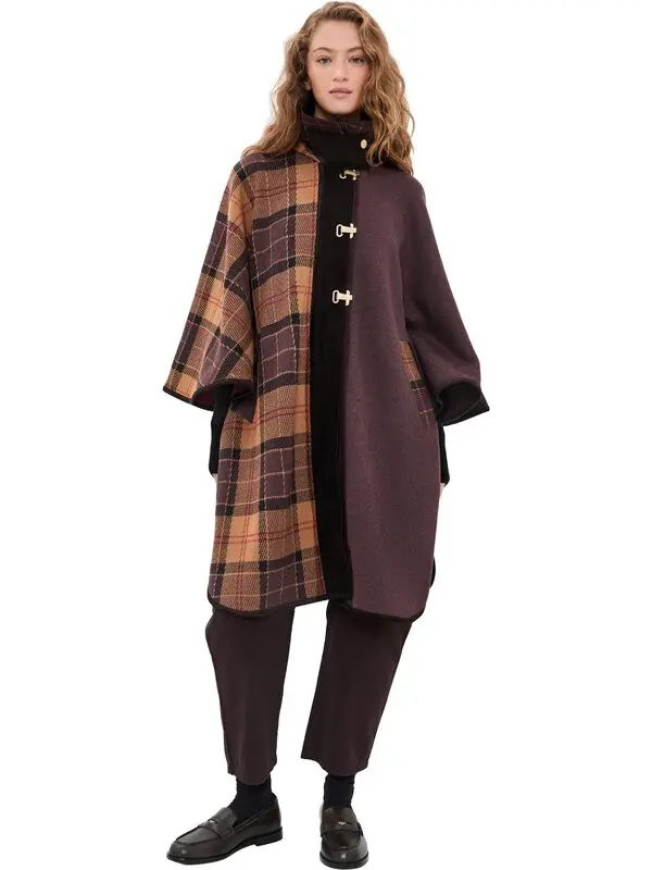 Barbour Elva Knitted Cape - Multi