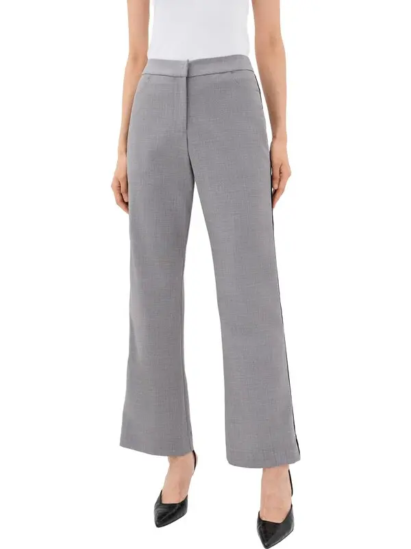 Rosie Assoulin Tuxedo Pizzants Pants - Light Grey