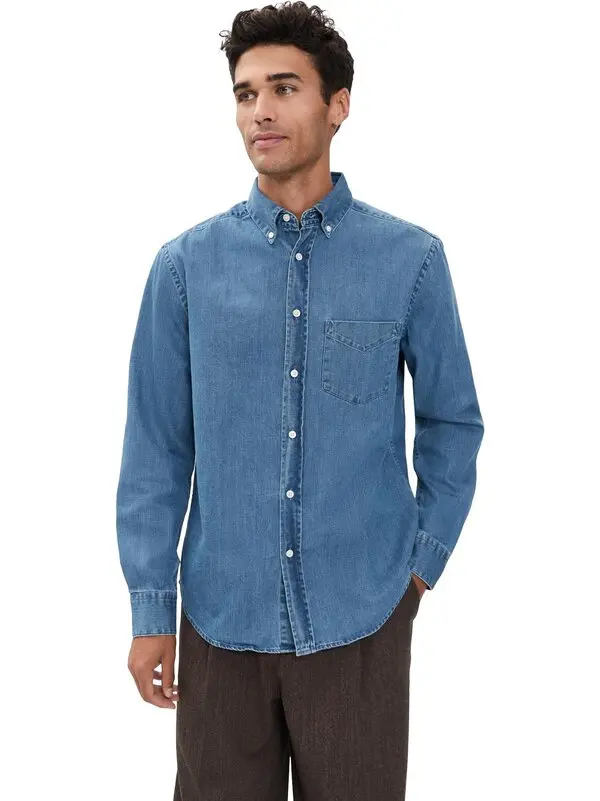 Portuguese Flannel Shirt - Denim