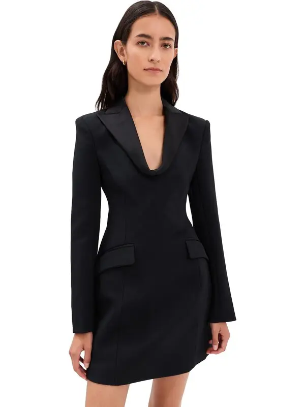 Simkhai Marina Blazer Mini Dress - Black