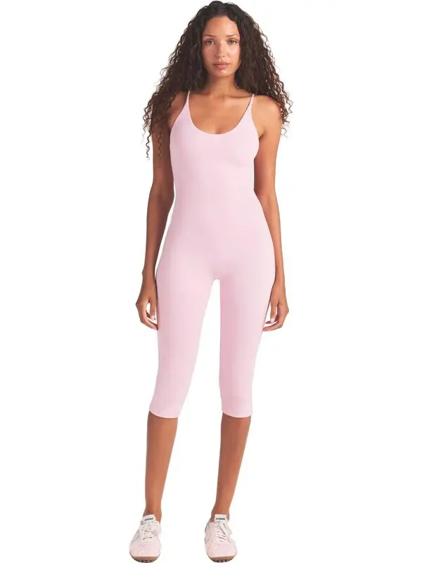 SKIMS Capri Catsuit | Pink | | Smooth Layers - Peony