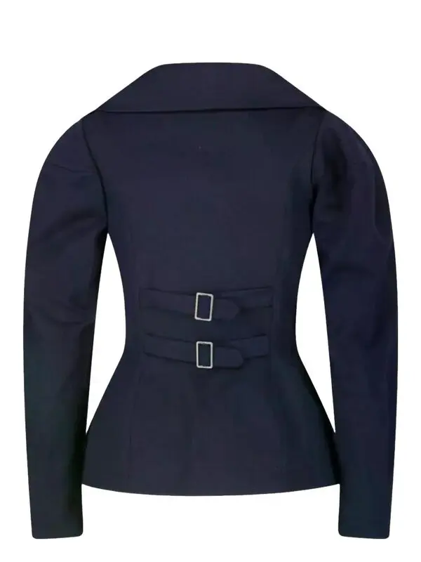 VIVIENNE WESTWOOD Buckle-detail Fitted Jacket - Blue