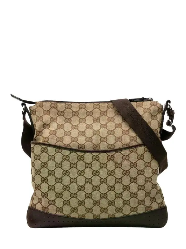 Gucci 2000-2015 Gg Canvas Crossbody Bag - Neutrals