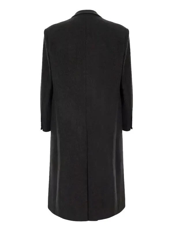 TONYWACK Double-breasted Herringbone Coat - Grey