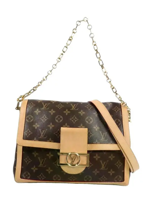LOUIS VUITTON Gm Dauphine Soft Shoulder Bag - Brown