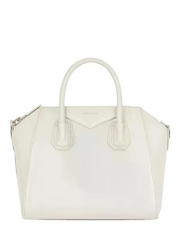 Givenchy Small Antigona Bag In Box Leather - Neutrals