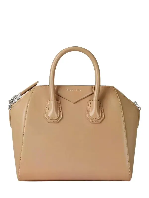 Givenchy Mini Antigona Bag In Box Leather - Neutrals