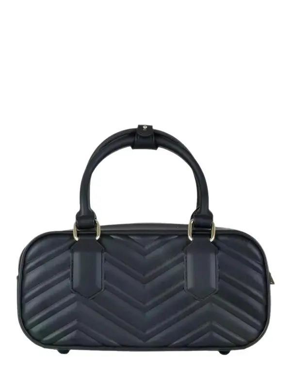 MARC ELLIS Flat Soho Chevron-quilted Tote Bag - Black