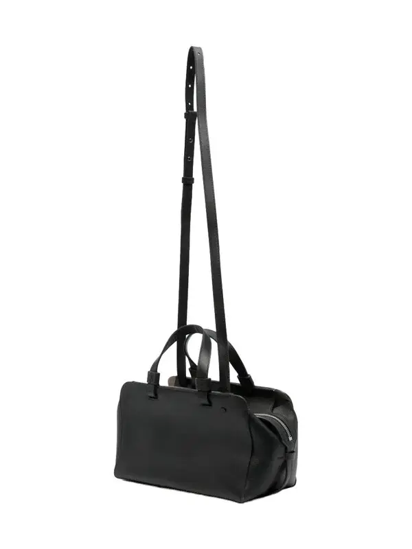 BONASTRE T Leather Tote Bag - Black