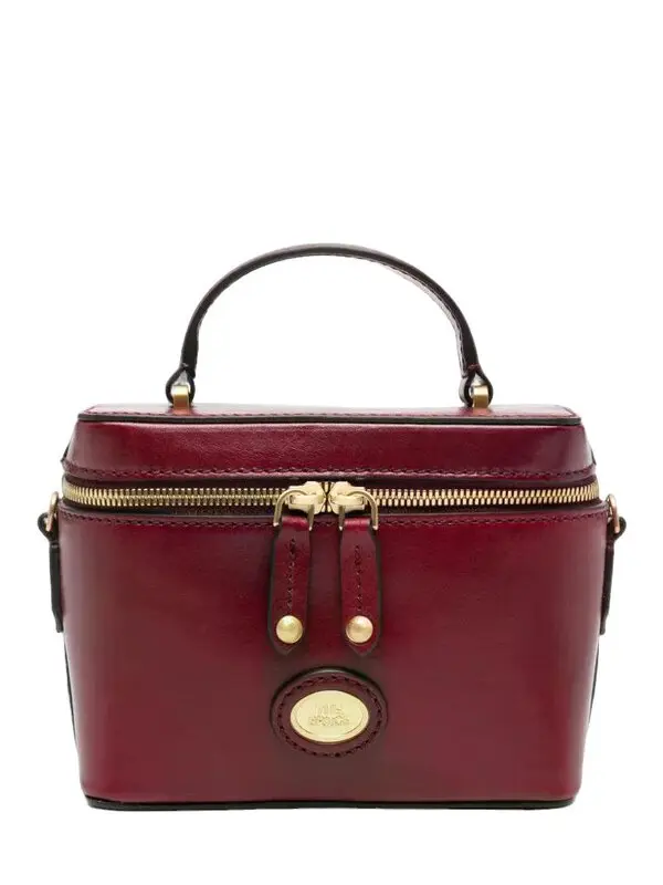 THE BRIDGE Leather Top-handle Bag - Red