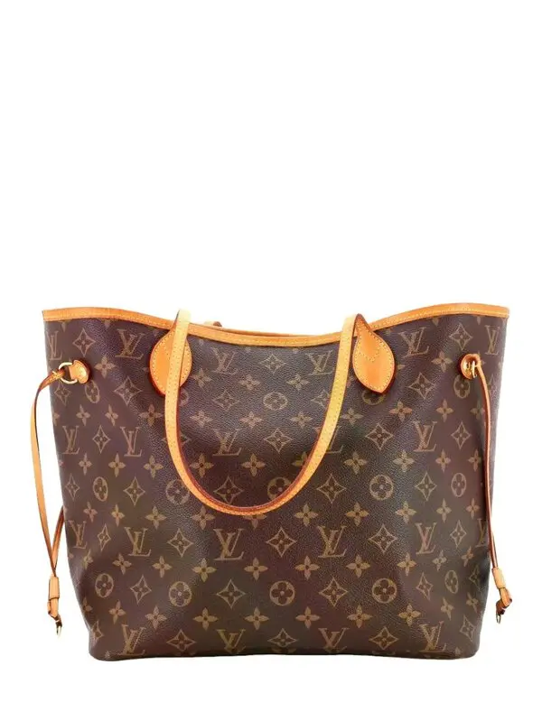 LOUIS VUITTON Neverfull Nm Monogram Canvas Mm Tote Bag - Brown
