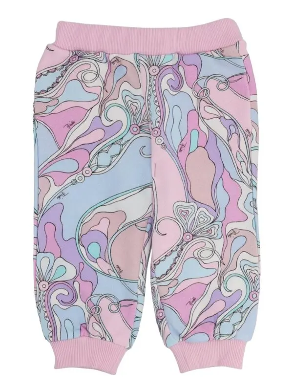 Emilio Pucci Printed Joggers - Pink
