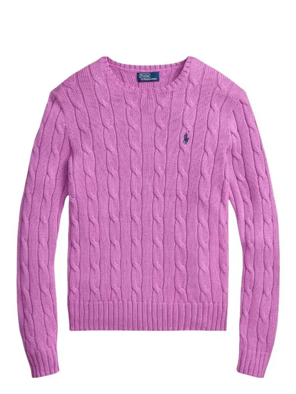Polo Ralph Lauren Cable-knit Cotton Sweater - Pink