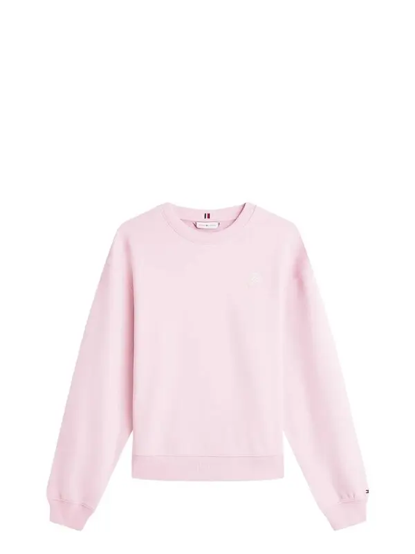 Tommy Hilfiger Logo-embroidered Sweatshirt - Pink