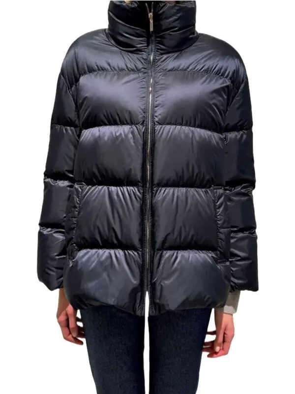 Max Mara Long-sleeved Padded Jacket - Black