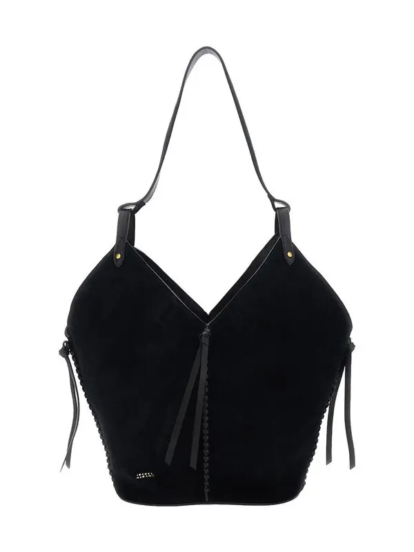Isabel Marant Étoile Shoulder Bag 'tampa' With Single Strap And Suede Knot Detail For - Multicolor