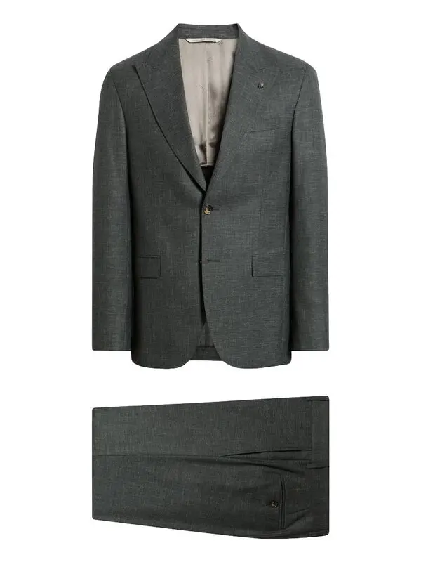 JACK VICTOR Marcus Wool Suit - Olive